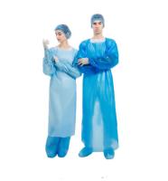 China FDA Disposable CPE Gown , 510K CPE plastic gown for sale