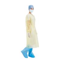 China Non Toxic Polypropylene Isolation Gowns Elastic Cuffs for sale