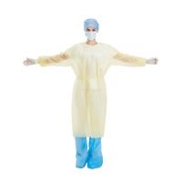 China Non Toxic Polypropylene Isolation Gowns Elastic Cuffs for sale