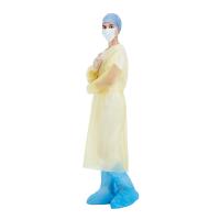 China Non Toxic Polypropylene Isolation Gowns Elastic Cuffs for sale