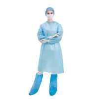 China Anti Pollution Disposable Isolation Gown 2 Years Shelf Life for sale