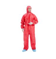 China Type 4/5/6 Disposable Protective Coverall With Shoe Cover for sale