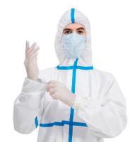 China hospital Disposable Protective Coverall High Breathability for sale