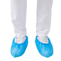 China PP Nonwoven Automatic Shoe Cover , Anti Pull Disposable Shoe Cover for sale