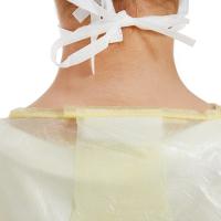 China Pp Pe Disposable Isolation Gown 510K M size 115x137cm for sale