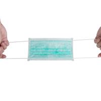 China Disposable 3 Ply Face Mask 17.5x9.5cm BFE>95% Medical Surgical Earloop for sale