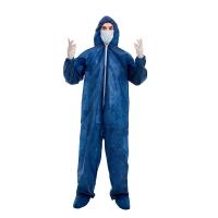 China Disposable Pharma PPE Coverall Medical Clean Room Suit Class II 40gsm S to 5XL for sale