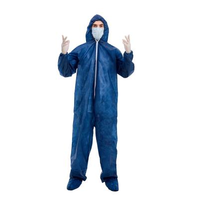 China Disposable Pharma PPE Coverall Medical Clean Room Suit Class II 40gsm S to 5XL for sale