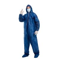 China Disposable Pharma PPE Coverall Medical Clean Room Suit Class II 40gsm S to 5XL for sale