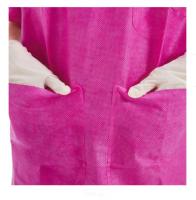 China FDA Disposable Scrub Suits Short Sleeves SMS Nonwoven 30g Medical Uniforms for sale