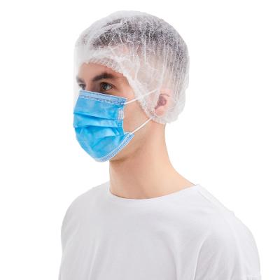 China 3 folder Disposable Face Mask , 17.5*9CM Mouth Mask For Sick for sale