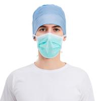 China Non-Sterile Disposable 3 Ply Surgical Face Mask 17.5x9.5cm CE Certified for sale