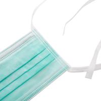China Non-Sterile Disposable 3 Ply Surgical Face Mask 17.5x9.5cm CE Certified for sale
