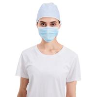 China Disposable Surgical Face Mask Tie On 3 Ply Nonwoven ASTM Level 2 BFE 98% CE FDA 510K for sale