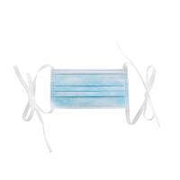 China Disposable Surgical Face Mask Tie On 3 Ply Nonwoven ASTM Level 2 BFE 98% CE FDA 510K for sale