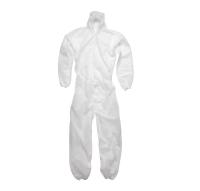 China Unisex Disposable Medical Coverall Suit GB15979 2002 White 50pcs per Carton for sale