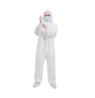 China Clinic Uniform Disposable Protective Coverall Zipper front for sale