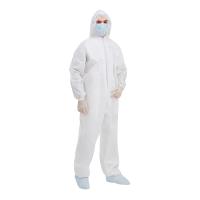 China ISO13485 Disposable Protective Coverall With Shoe Cover for sale