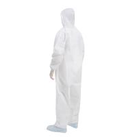 China ISO13485 Disposable Protective Coverall With Shoe Cover for sale
