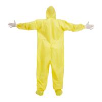 China Medical Disposable Protective Coverall Safety Work Wear 75GSM CE ISO for sale