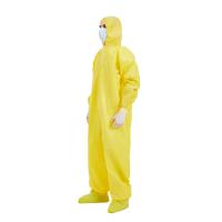 China Medical Disposable Protective Coverall Safety Work Wear 75GSM CE ISO for sale