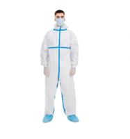 China FDA Disposable Microporous Coverall Type 5 6 Breathable Protective Clothing OEM for sale