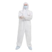 China Disposable Medical Protective Microporous Coverall Antistatic with Hood SMS Sizes S to XXXL for sale