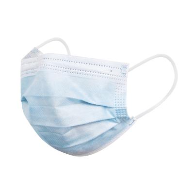 China 99 PFE Non Woven Medical Mask Triple Layer Surgical Mask 17.5x9.5cm Adult Size for sale