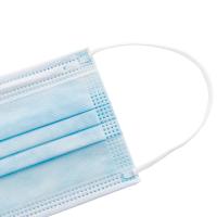 China 99 PFE Non Woven Medical Mask Triple Layer Surgical Mask 17.5x9.5cm Adult Size for sale