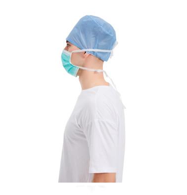 China Disposable 3 Ply Surgical Face Mask 17.5x9.5cm CE FDA 510K BFE 98% for sale