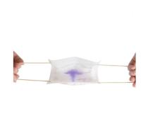 China OEM Logo Disposable Face Mask OZONE Disinfection 98 Filter Rating for sale