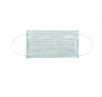 China Disposable Blue Earloop Face Mask 3 Ply BFE 98% Splash Resistant 120mmHg Medical Surgical Mask for sale