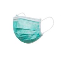 China Disposable Blue Earloop Face Mask 3 Ply BFE 98% Splash Resistant 120mmHg Medical Surgical Mask for sale