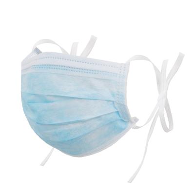 China Disposable Surgical Face Mask 3 Ply 17.5x9.5cm BFE 99.1% Fiberglass Free Earloop for sale