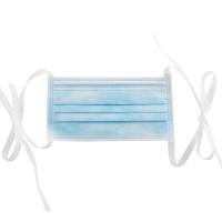 China Disposable Surgical Face Mask 3 Ply 17.5x9.5cm BFE 99.1% Fiberglass Free Earloop for sale