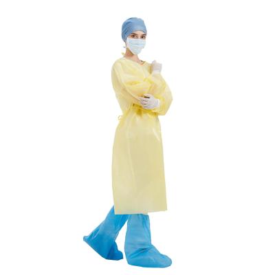 China Disposable Sterile Isolation Gown 120x140cm SMS Surgical Gown with Long Ties CE ISO for sale