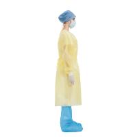 China Disposable Sterile Isolation Gown 120x140cm SMS Surgical Gown with Long Ties CE ISO for sale