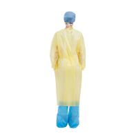China Disposable Sterile Isolation Gown 120x140cm SMS Surgical Gown with Long Ties CE ISO for sale