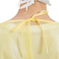 China Disposable Sterile Isolation Gown 120x140cm SMS Surgical Gown with Long Ties CE ISO for sale