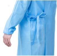 China Disposable SMS Surgical Gown 40gsm AAMI Level 3 Medical Protection for sale