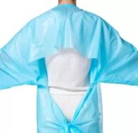 China Disposable CPE Gown 115x137cm Impervious Comfort Open Back with CE ISO for sale
