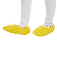 China Disposable Shoe Cover Heavy Duty Waterproof Nonwoven 15x41cm Medical Overshoes for sale