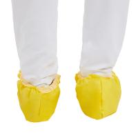 China Disposable Shoe Cover Heavy Duty Waterproof Nonwoven 15x41cm Medical Overshoes for sale