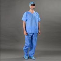 China SMS Disposable Scrub Suits , Short Sleeve Scrubs Non sterile for sale
