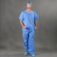 China SMS Disposable Scrub Suits , Short Sleeve Scrubs Non sterile for sale