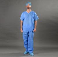 China SMS Disposable Scrub Suits , Short Sleeve Scrubs Non sterile for sale