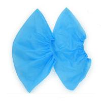 China Disposable SMS Shoe Covers 15x41cm Non Slip Medical Footwear for Hospital and Cleanroom Use for sale