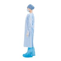 China Sterile Disposable Surgical Gown AAMI Level 4 Full Back Type for sale