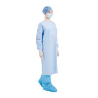 China Sterile Disposable Surgical Gown AAMI Level 4 Full Back Type for sale