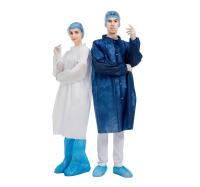 China CE FDA Disposable Lab Coats , Full Sleeve Disposable Medical Jacket for sale